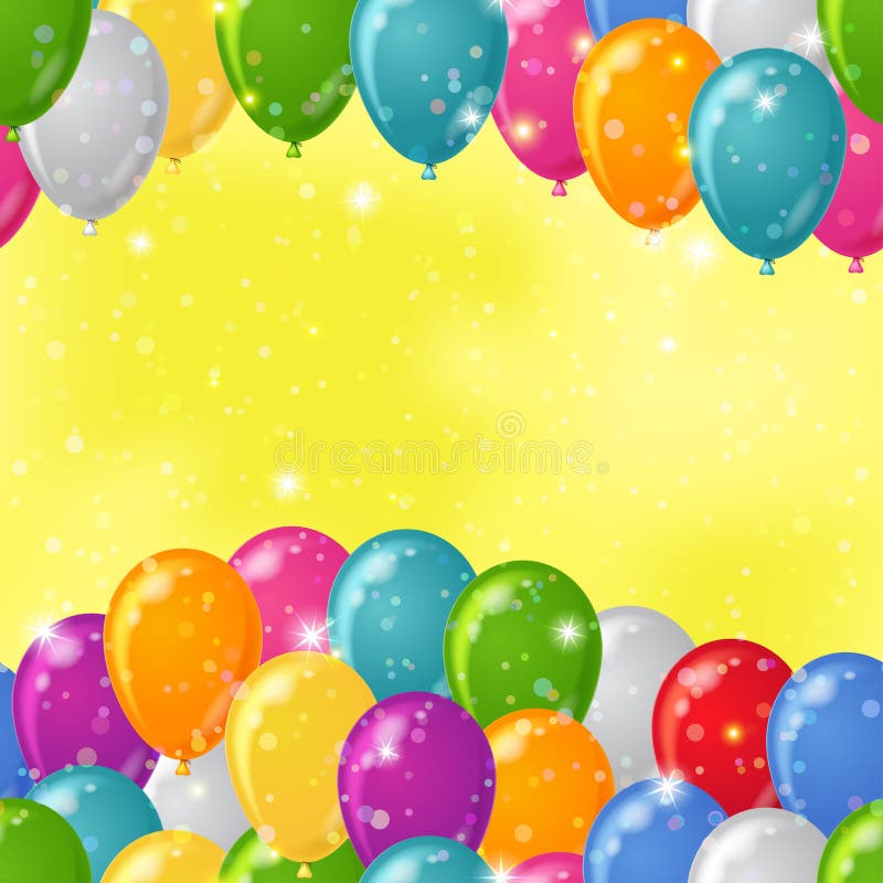 Balloon Background Seamless Stock Vector - Illustration of bright ... Balloon Background Seamless Stock Vector - Illustration of bright ...