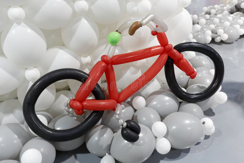 Balloon bike stock photo. Image of cute, holiday, play - 83647740