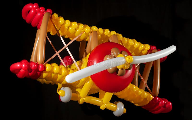 Balloon Biplane stock photo. Image of isolated, baron - 16997552