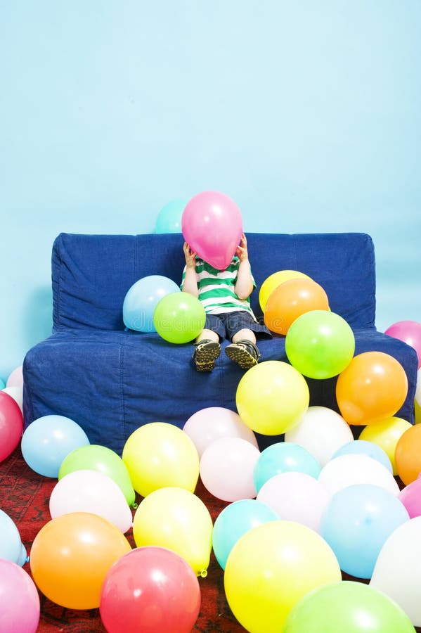 Balloon boy stock image. Image of alone, surrounded, inflated - 10557311