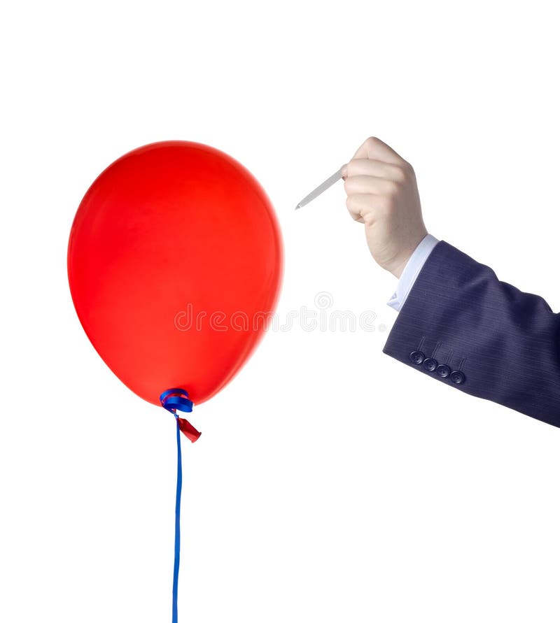 Balloon burst stock image. Image of background, band, object - 2683953
