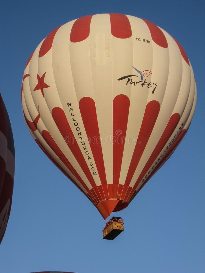 Balloon in Cappadocia Turkey Editorial Photography - Image of balloon ...