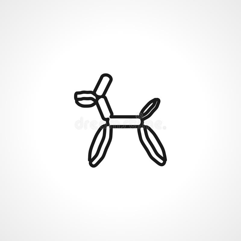 Balloon Dog Icon. Balloon Dog Vector Icon. Balloon Dog Isolated Icon ...