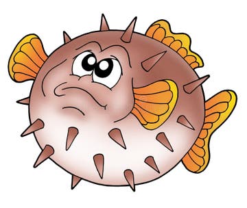 Balloon fish stock illustration. Illustration of wildlife - 5534823
