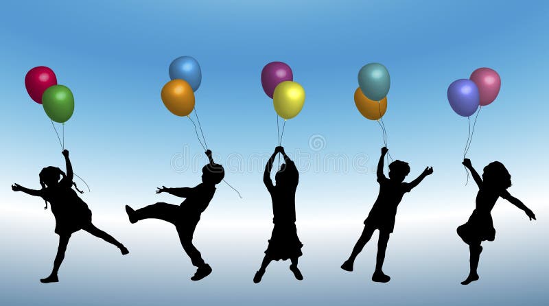 Balloon Fun 1 stock illustration. Illustration of balancing - 4739610