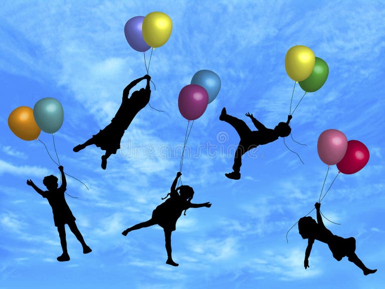 Balloon Fun 2 stock illustration. Illustration of helium - 4745837