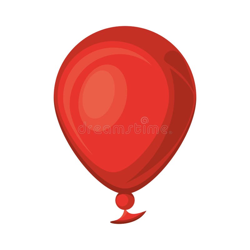 Balloon Helium Float Isolated Icon Stock Vector - Illustration of card ...