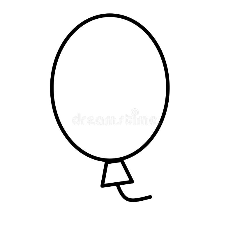 Bunch Balloon Outline Stock Illustrations – 660 Bunch Balloon Outline ...