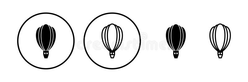 Balloon Icon Vector. Air Balloon Icon Isolated Stock Vector ...