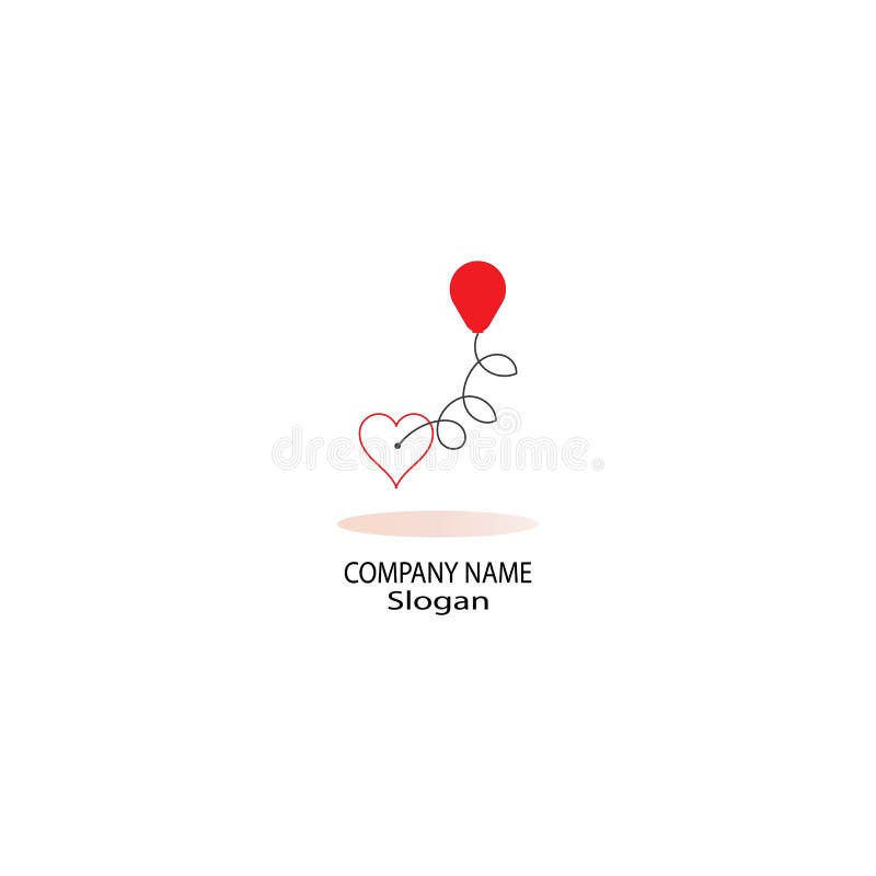 Balloon Logo Vector Template Icon Illustration Stock Vector ...