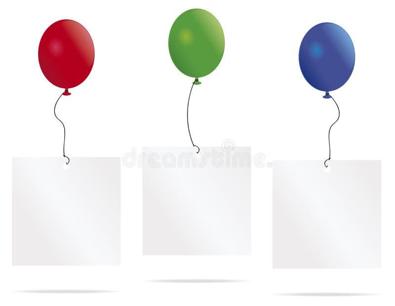 Balloon messages stock vector. Illustration of sell, green - 23932608