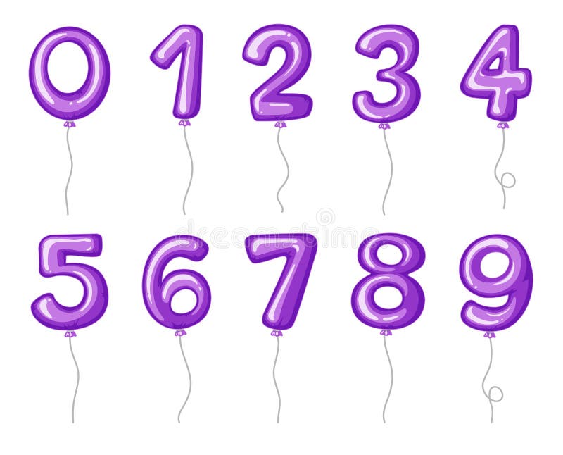 Purple Numbers Stock Illustrations – 10,757 Purple Numbers Stock ...