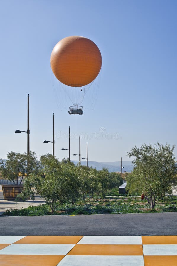 Balloon, Orange County Great Park, California Stock Image - Image of ...