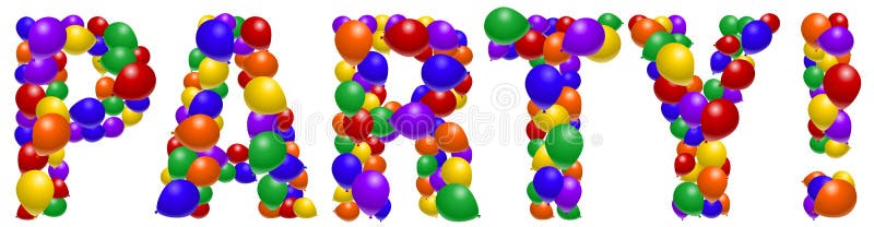 Balloons Spell Stock Illustrations – 61 Balloons Spell Stock ...