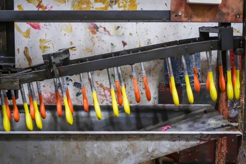 Balloon Processing in the Factory Stock Photo - Image of tool, plumbing ...