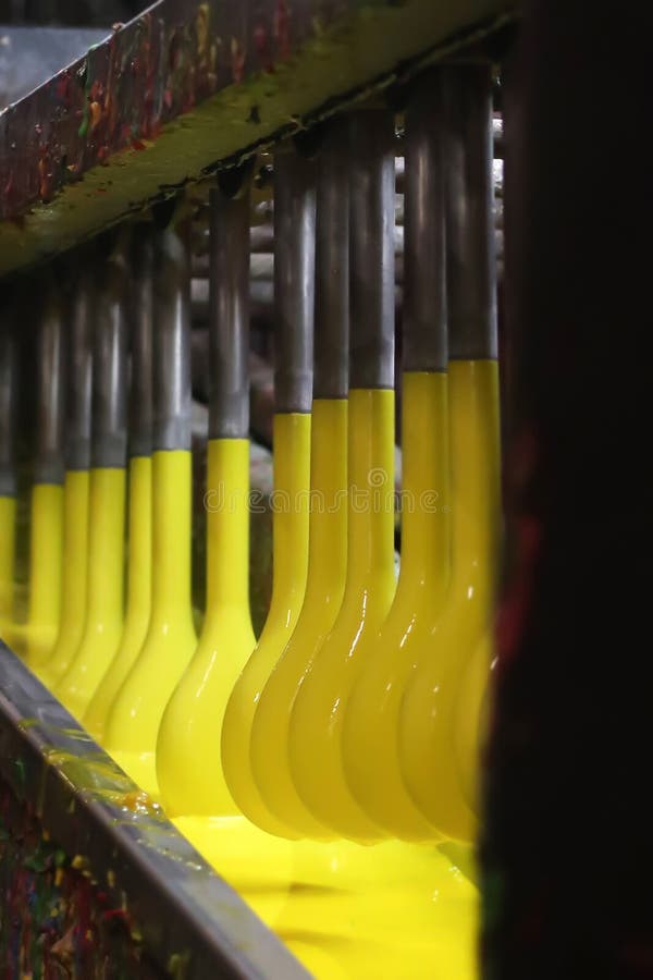 Balloon Processing Machine in the Factory Stock Photo - Image of plant ...