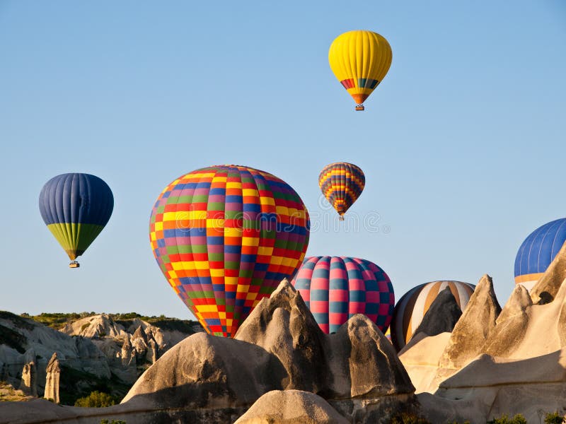 Balloon Ride stock image. Image of colorful, travel, landscape - 20662873