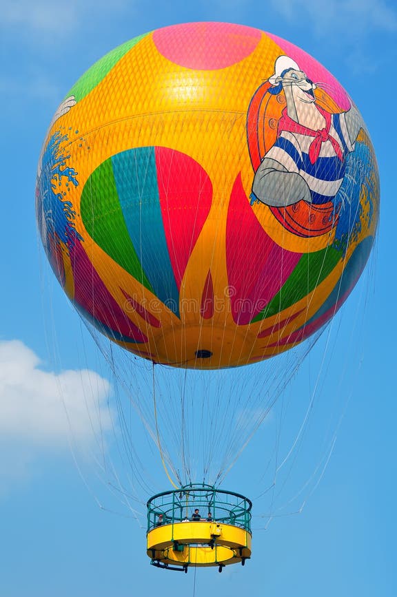 Balloon with riders editorial image. Image of skyfair - 21697185