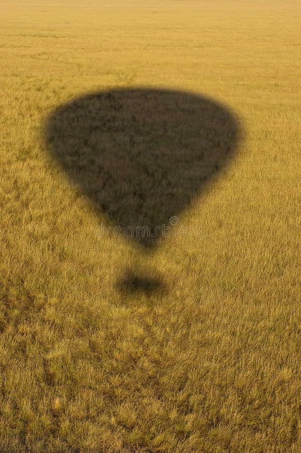 Balloon Shadow Over Namib Dunes Stock Photo - Image of flat, landscape ...