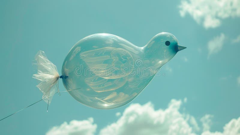 Balloon in the Shape of a Bird. Stock Photo - Image of summer, beauty ...