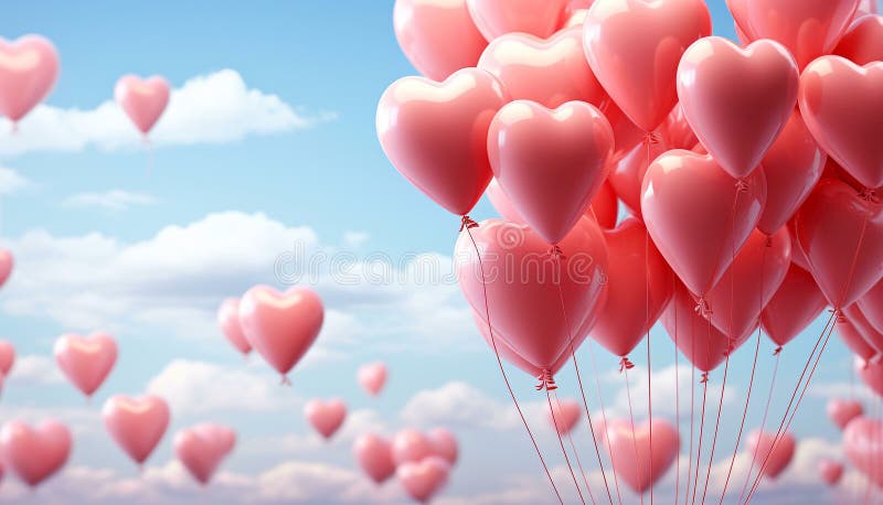 Balloon in the Sky Balloons in the Sky Stock Illustration ...