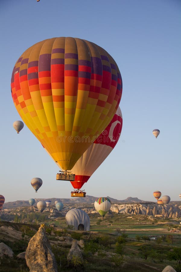 Balloon in the sky editorial image. Image of bright - 121654945