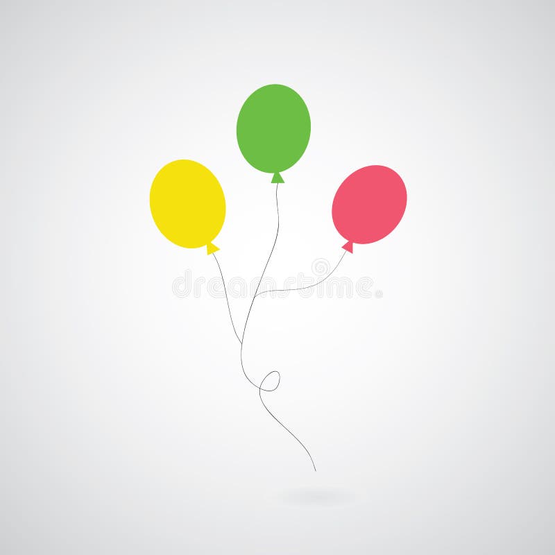Balloon symbol sign vector stock illustration. Illustration of graphic ...