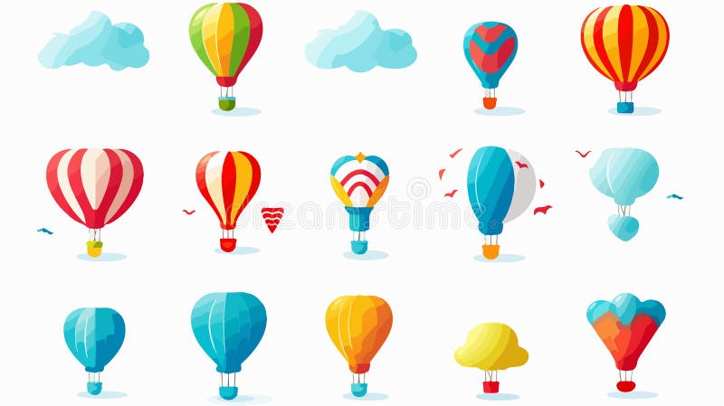 Balloon Text and Flying Balloon S Art Stock Vector - Illustration of ...