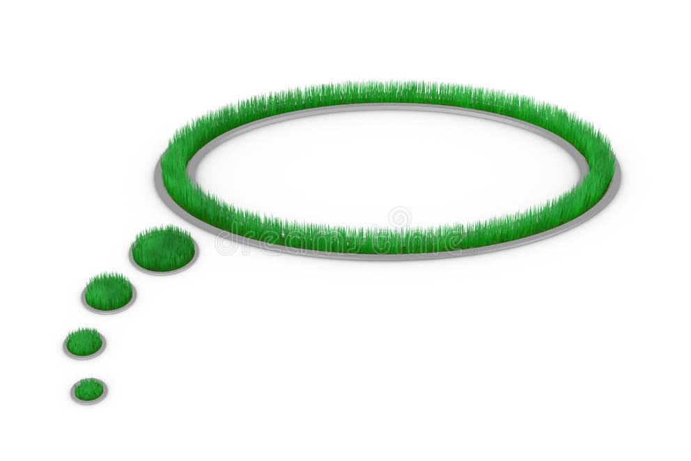 Balloon text - grass stock illustration. Illustration of isolated ...