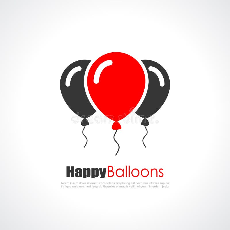Balloon vector logo stock vector. Illustration of helium - 80572993