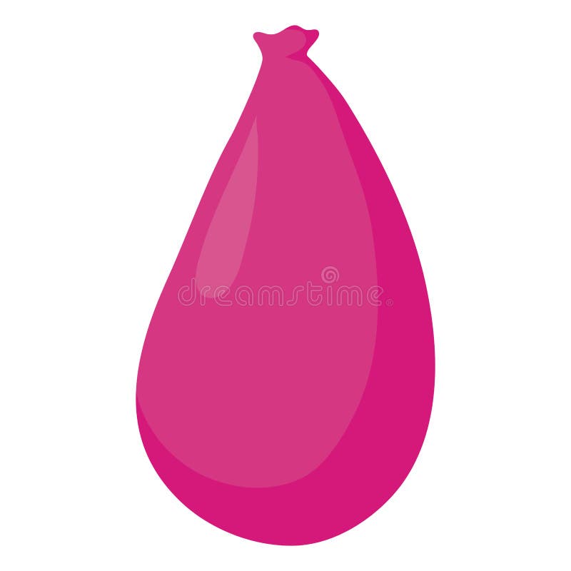 Balloon with water icon stock vector. Illustration of colour - 135390436