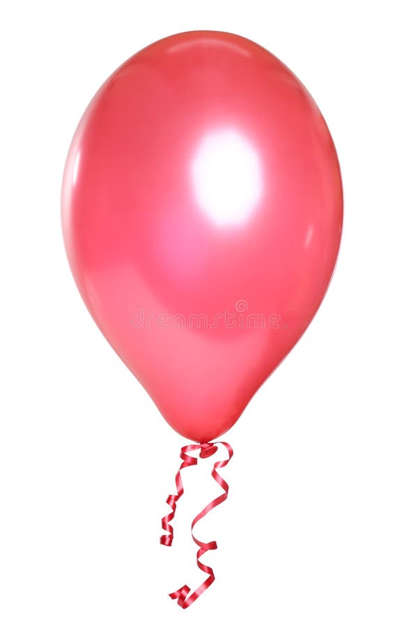 Balloon on White Background Stock Image - Image of rubber, anniversary ...