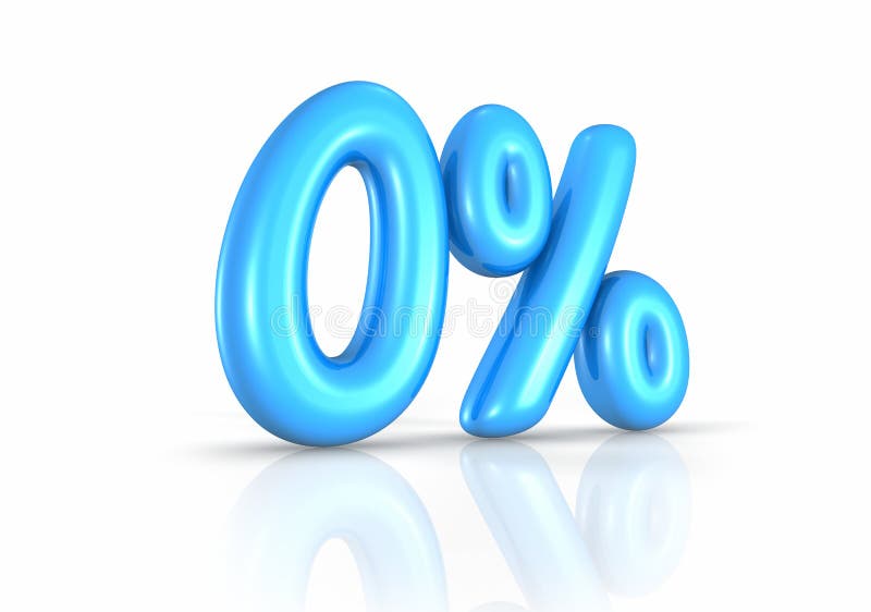 Zero percent stock illustration. Illustration of percent - 40242837
