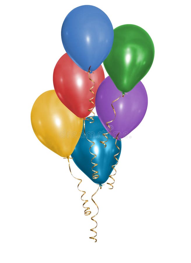 Colorful balloons stock photo. Image of year, lifestyle - 7643802