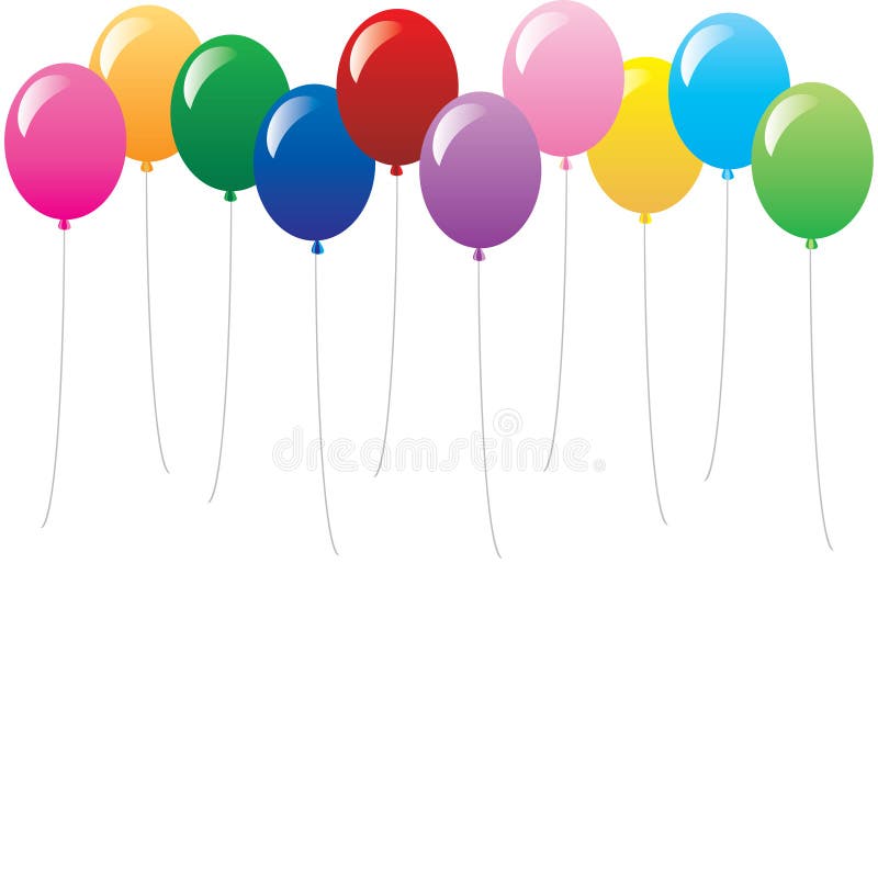 Bunch of Balloons/eps stock vector. Illustration of party - 1120613