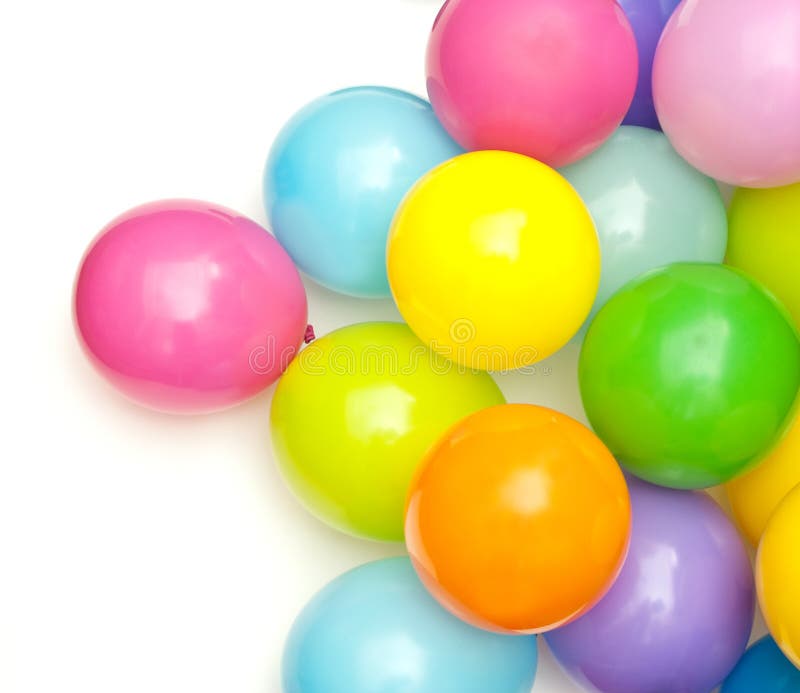 Falling Balloons stock image. Image of holiday, ballon - 15659633