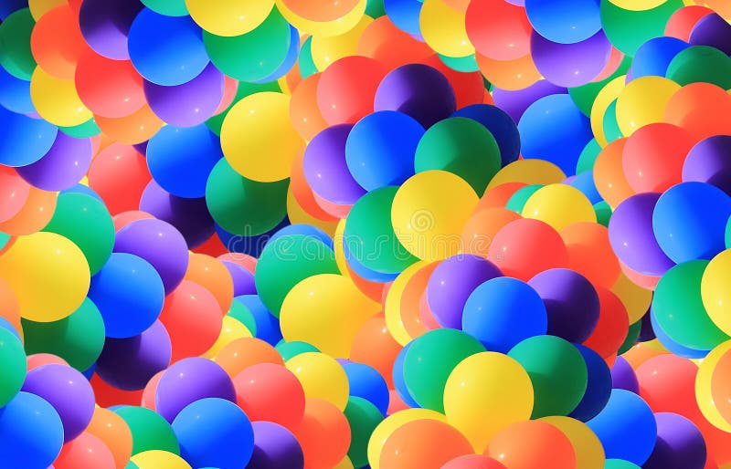 Falling Balloons stock image. Image of holiday, ballon - 15659633