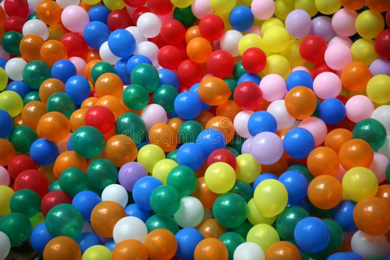 Falling Balloons stock image. Image of holiday, ballon - 15659633