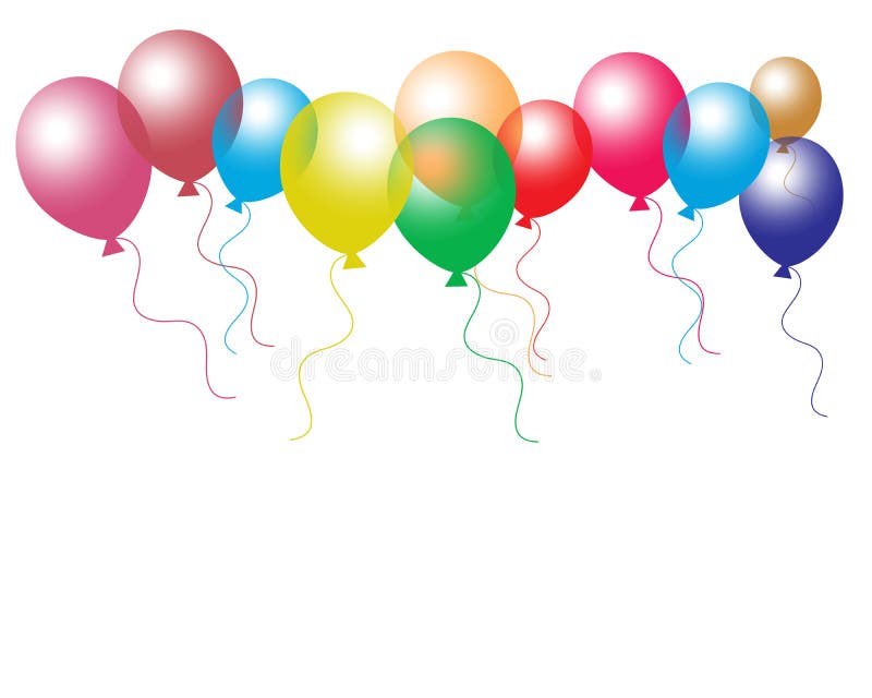 Balloons stock vector. Illustration of curves, celebrations - 4307250