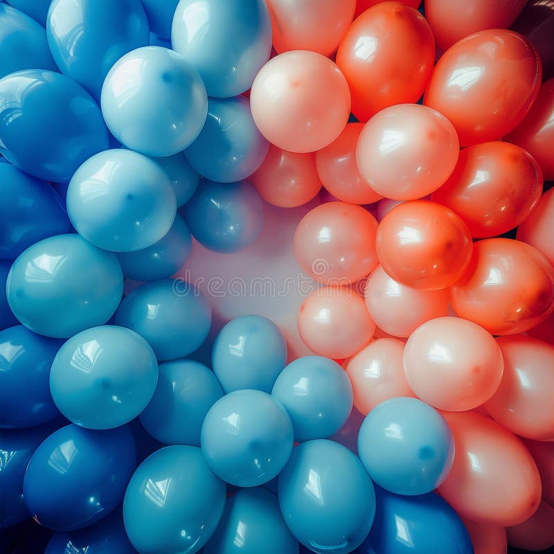 Balloons Arranged in a Circle Stock Photo - Image of helium, sculpture ...