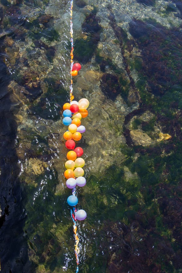 Balloons As Targets on Water Stock Image - Image of party, balloons ...