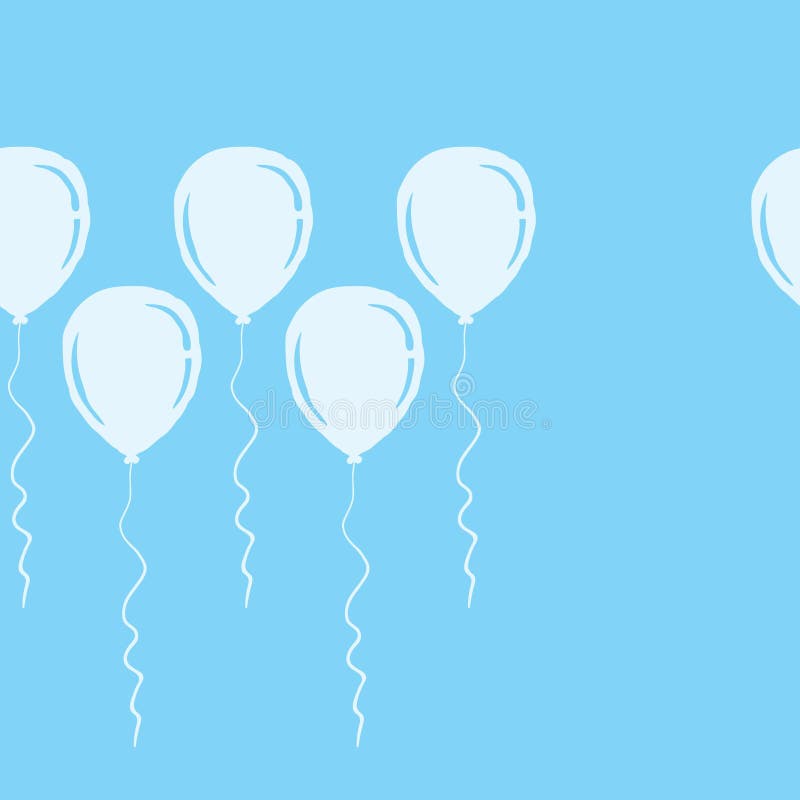 Balloons Background Design. Vector Illustration Decorative Design Stock ...