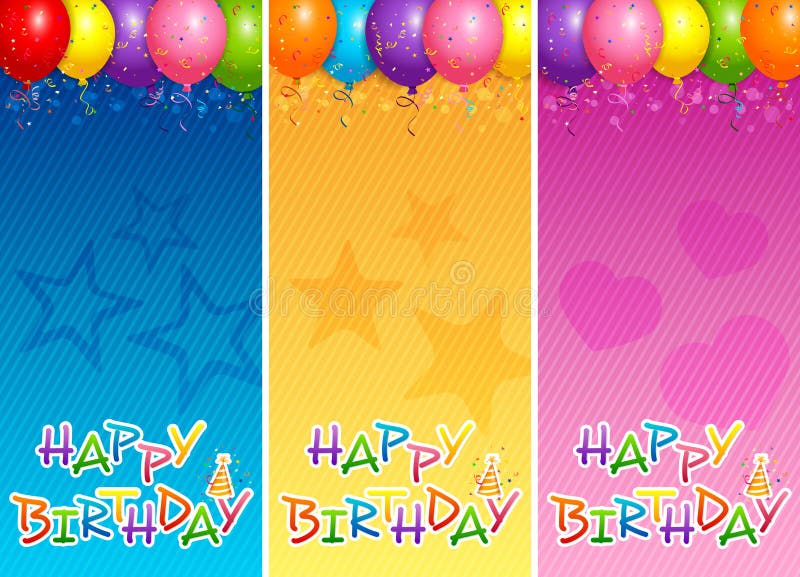 Balloons banners stock vector. Illustration of painting - 56562720