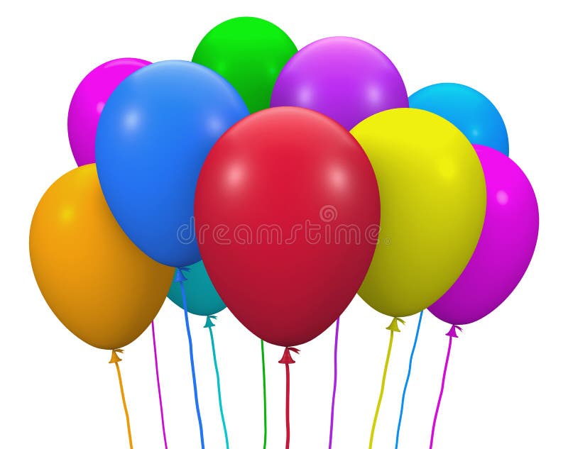 Primary Color Balloons Stock Illustrations – 93 Primary Color Balloons ...