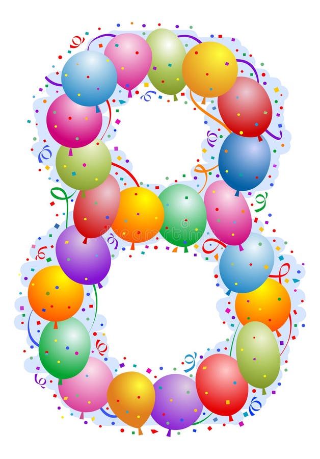 Number Eight Stock Illustrations – 44,283 Number Eight Stock ...