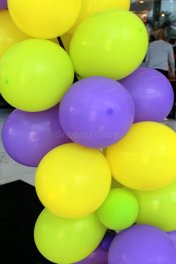 Balloons of Different Colors Stock Photo - Image of gifts, lighter ...