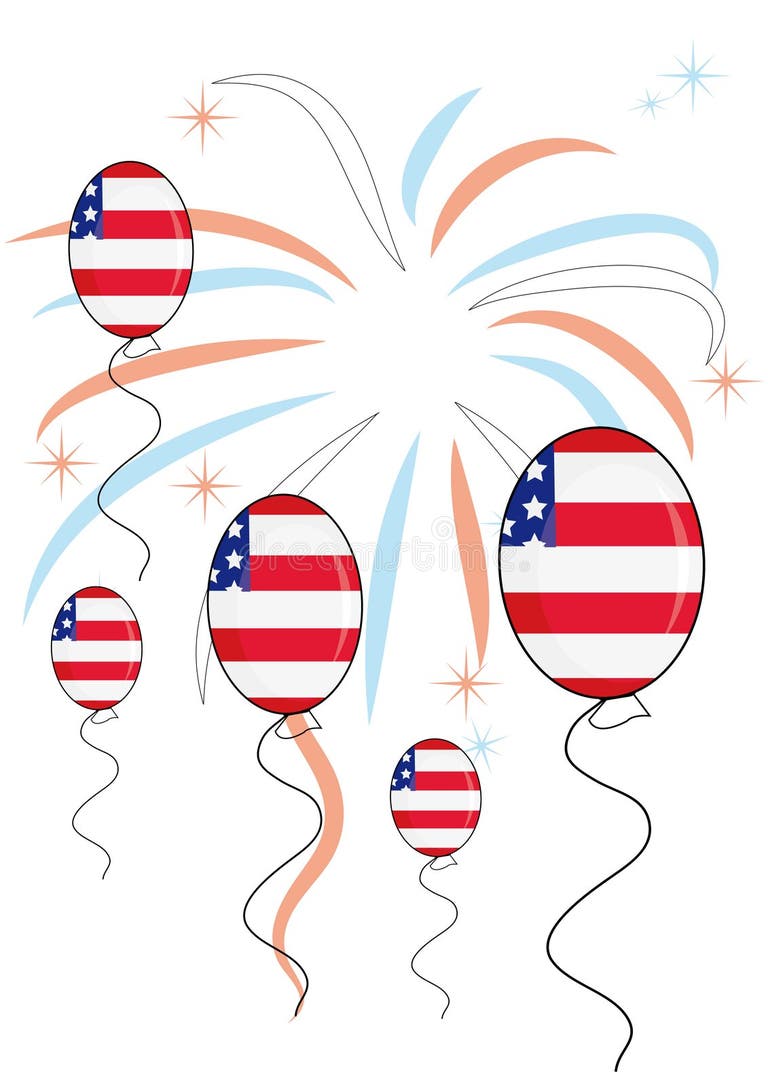 Balloon Firework Stock Illustrations – 6,882 Balloon Firework Stock ...