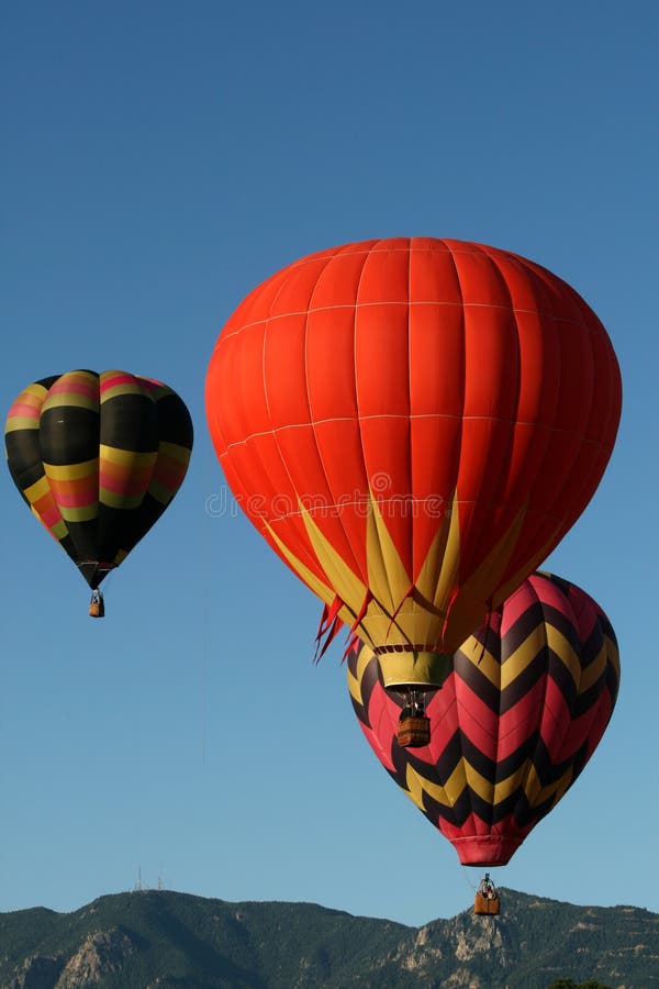 Balloons in flight stock photo. Image of balloons, adventure - 671700
