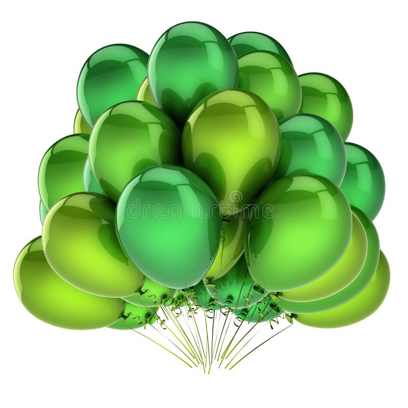 Beautiful Helium Balloons Bunch Colorful Party Festival Birthday