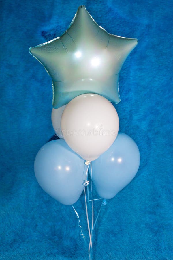 Balloons with Helium. Balloons of Light, Purple and Pink Colors ...